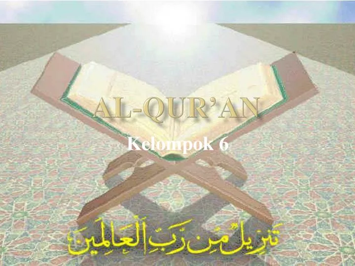 PPT - Al-Qur’an PowerPoint Presentation, free download - ID:6330071