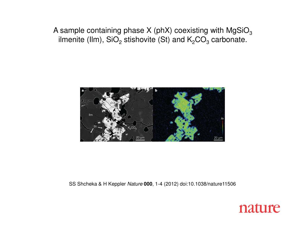 PPT - SS Shcheka & H Keppler Nature 000 , 1-4 (2012) doi:10.1038 ...