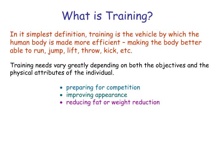 PPT - Training Principles and Methods PowerPoint Presentation - ID:6333366