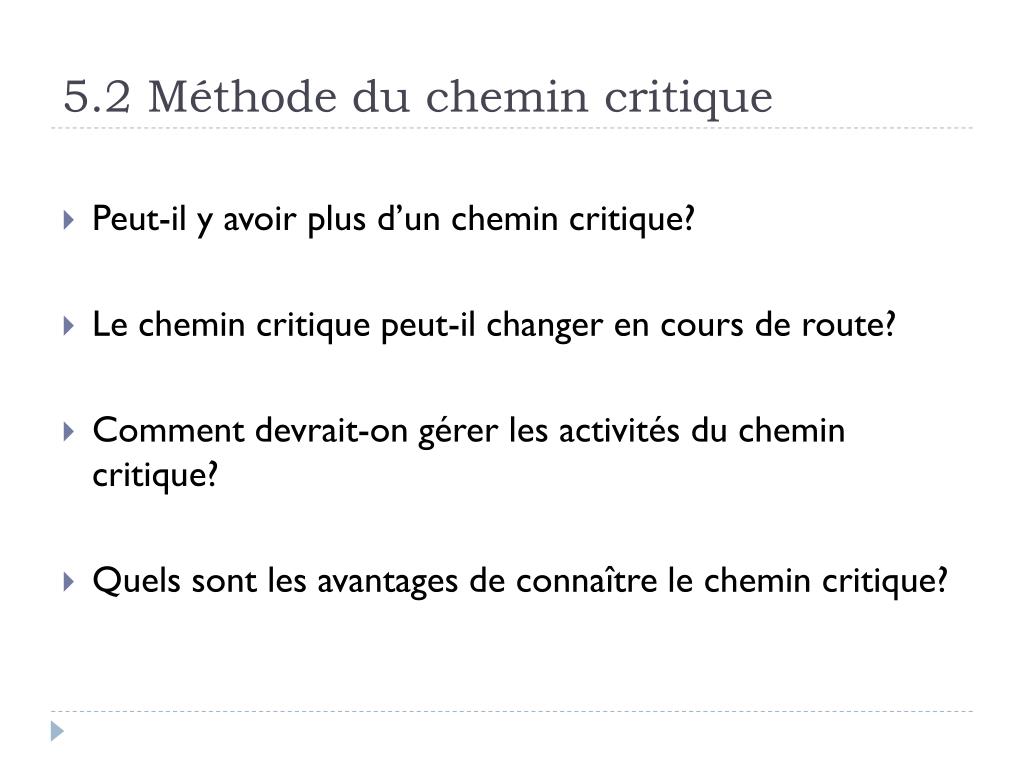 PPT - Séance 5 : Gestion de l’échéancier du projet PowerPoint ...