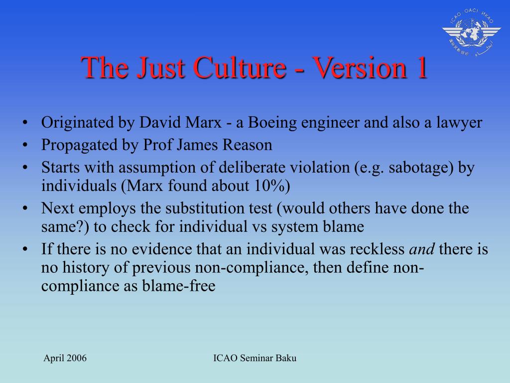 PPT - Safety Culture Informed, Just and Fair PowerPoint Presentation ...