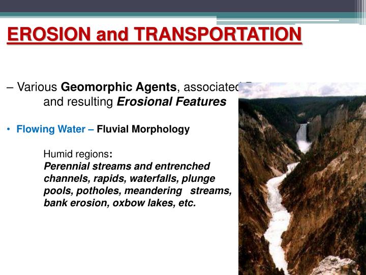 PPT - Geomorphic Processes: II. Exogenous PowerPoint Presentation - ID ... PPT - Geomorphic Processes: II. Exogenous PowerPoint Presentation - ID ...