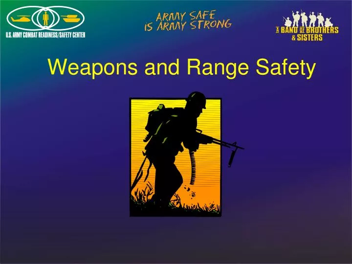 PPT - Weapons and Range Safety PowerPoint Presentation, free download ...