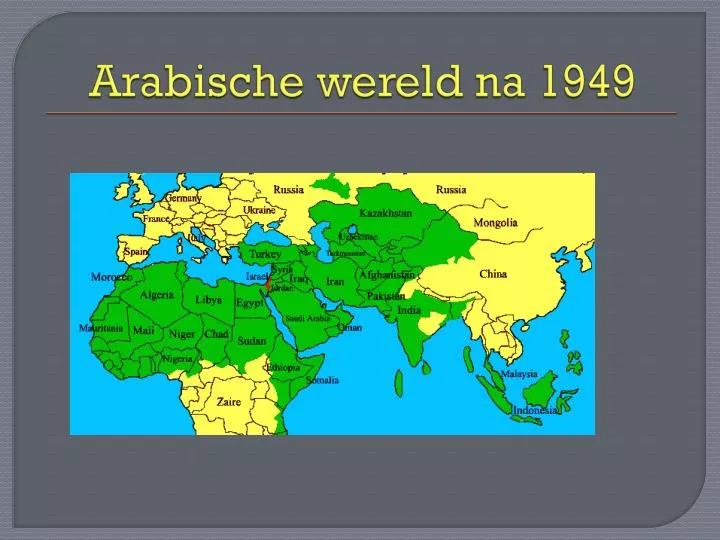 PPT - Arabische wereld na 1949 PowerPoint Presentation, free download ...