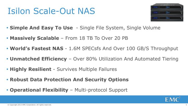 PPT - ISILON SCALE-OUT NAS OVERVIEW AND FUTURE DIRECTIONS PowerPoint ...