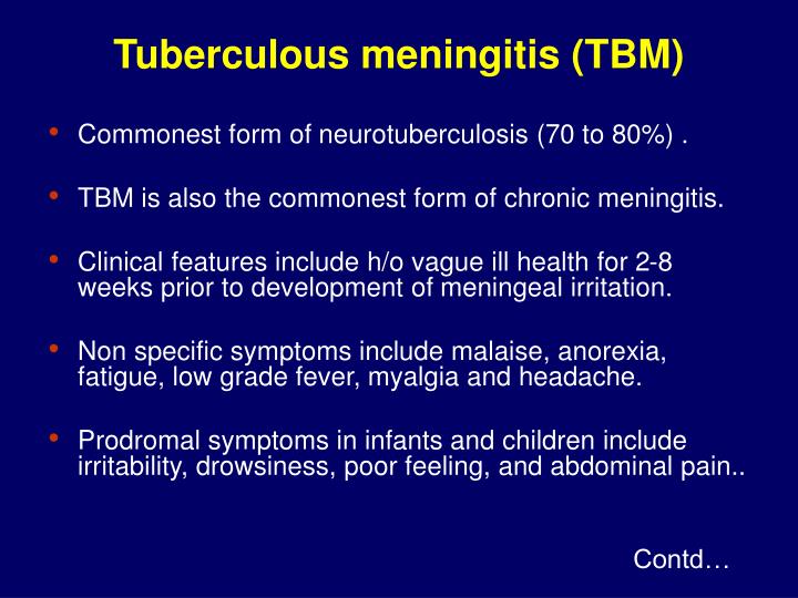 PPT - CNS Tuberculosis PowerPoint Presentation - ID:6336519