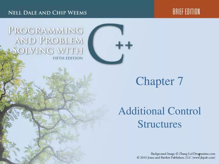 PPT - Chapter 7 Additional Control Structures PowerPoint Presentation ...