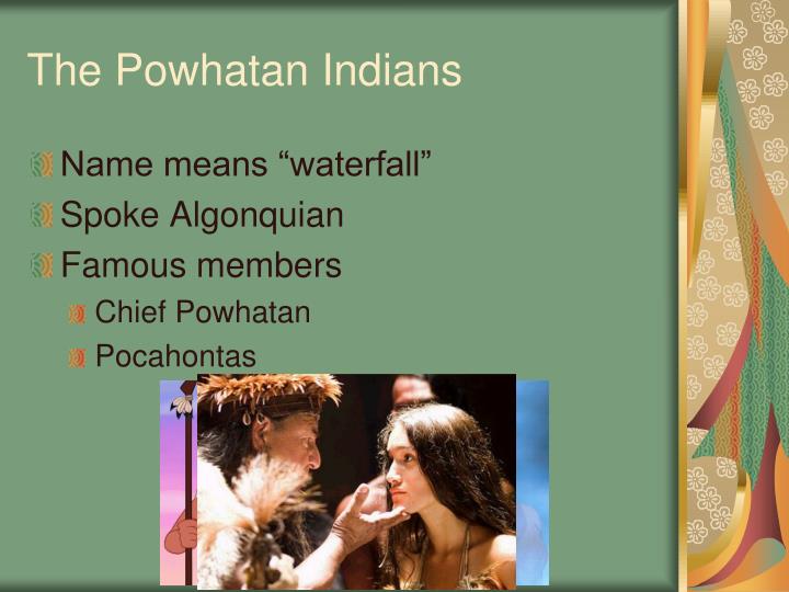 PPT - The Powhatan Indians PowerPoint Presentation - ID:6338145