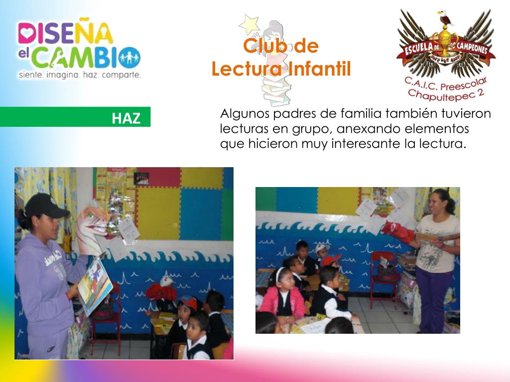 PPT - Proyecto: Club de Lectura Infantil …. Preescolar PowerPoint ...