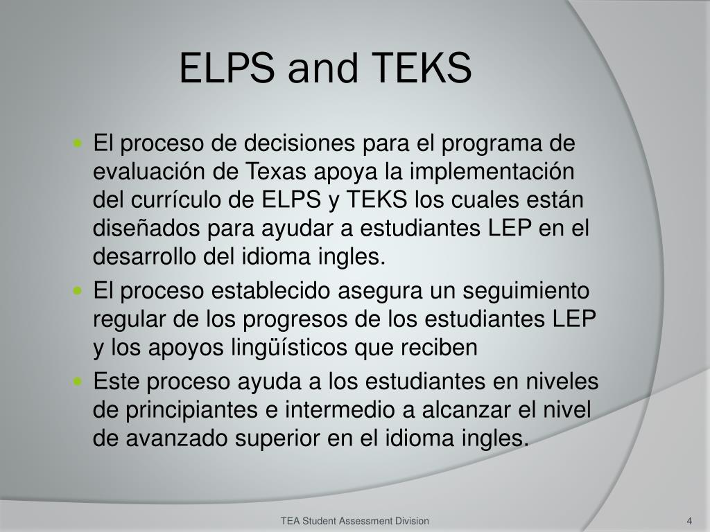 PPT - Texas Education Agency Student Assessment Division PowerPoint ...