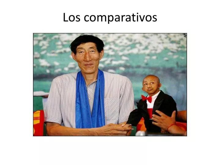 PPT - Los comparativos PowerPoint Presentation, free download - ID:6340668