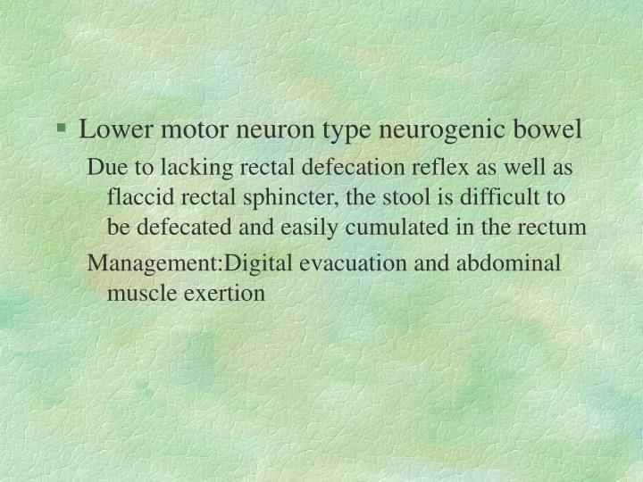 PPT - Neurogenic bowel training PowerPoint Presentation - ID:6340919