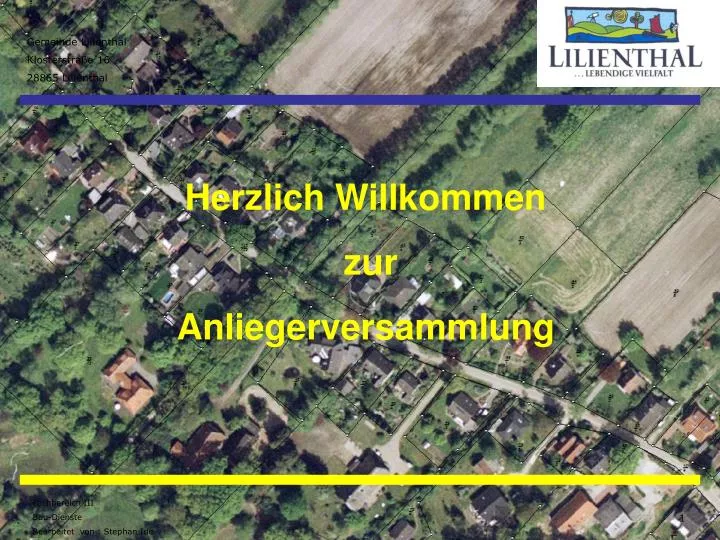 PPT - Gemeinde Lilienthal Klosterstraße 16 28865 Lilienthal PowerPoint ...