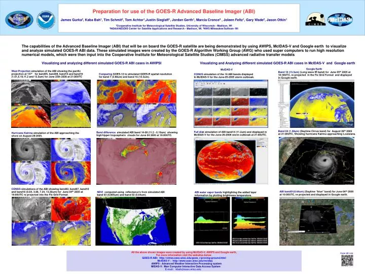 PPT - Preparation for use of the GOES-R Advanced Baseline Imager (ABI ...