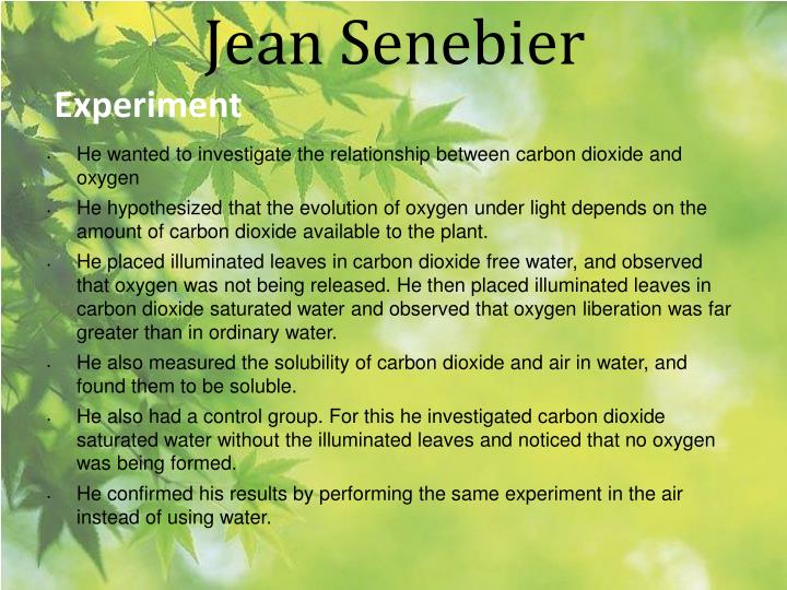 PPT - Jean Senebier & Theodore de Saussure PowerPoint Presentation - ID ...