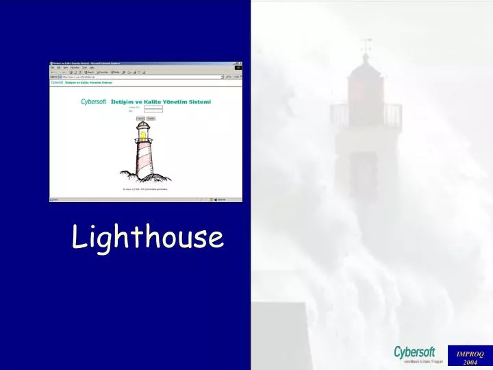 PPT - Lighthouse PowerPoint Presentation, free download - ID:6343773