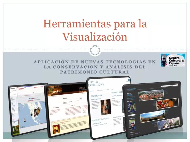 PPT - Herramientas para la Visualización PowerPoint Presentation, free download - ID:6343974
