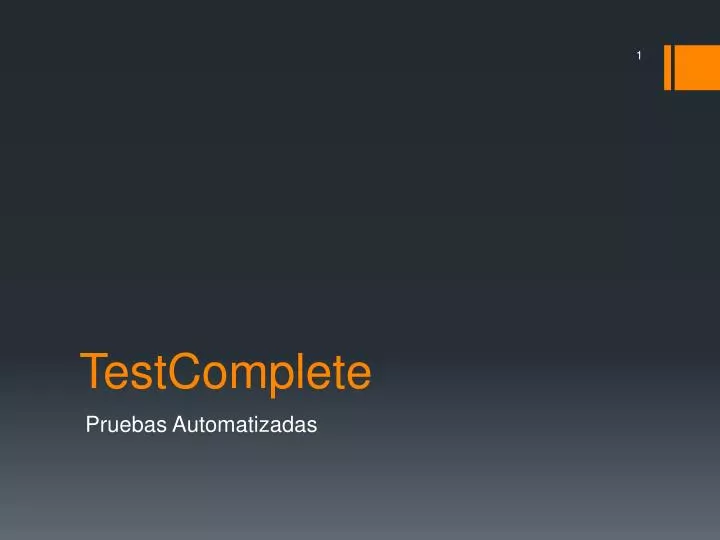 PPT - TestComplete PowerPoint Presentation, free download - ID:6344886