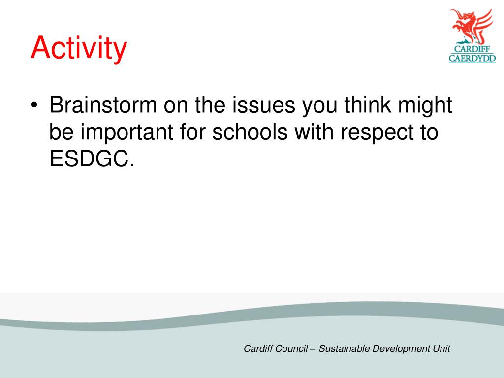 PPT - Sarah Lart Sustainable Development Officer for Education and ...