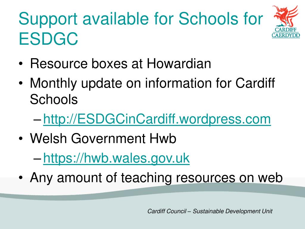 PPT - Sarah Lart Sustainable Development Officer for Education and ...