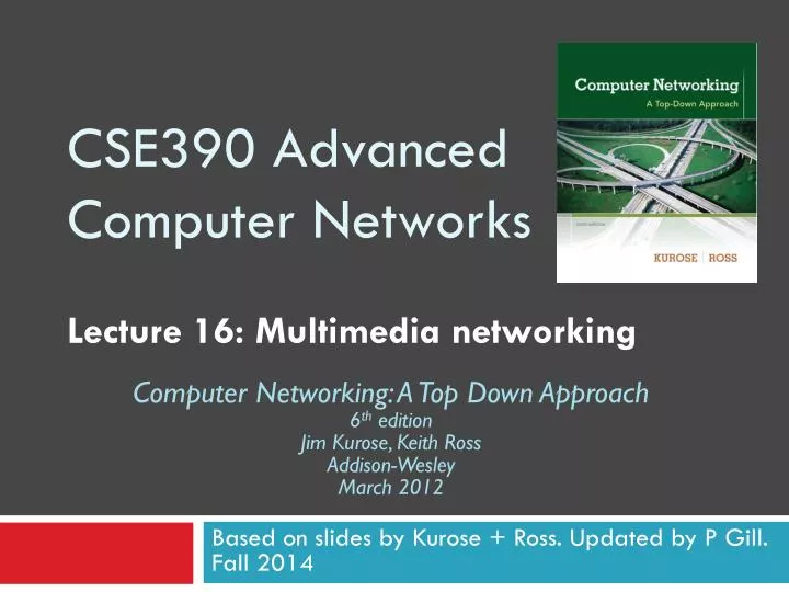 PPT - CSE390 Advanced Computer Networks PowerPoint Presentation, free download - ID:6348404