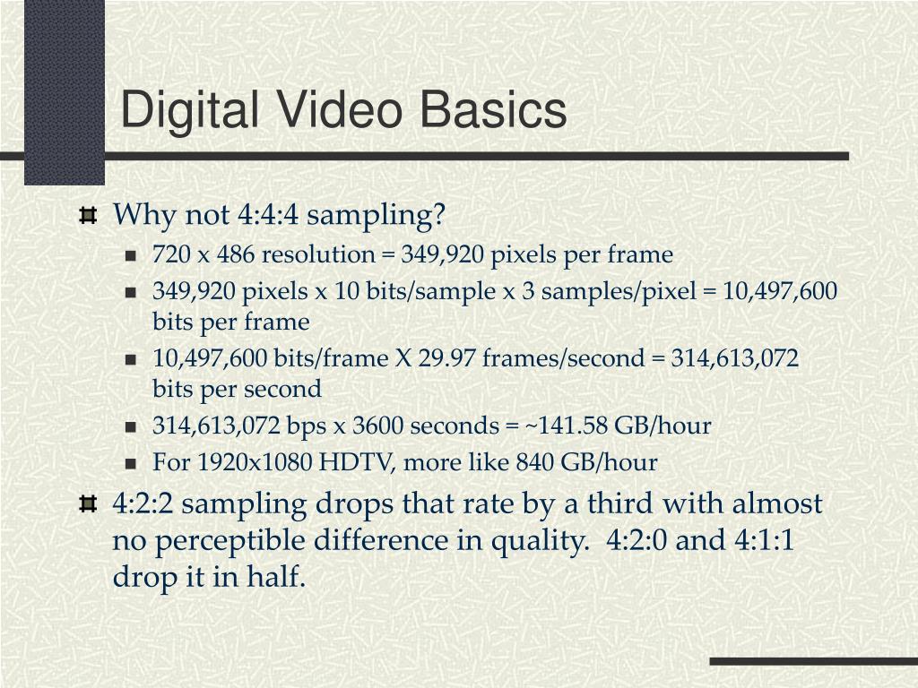 PPT - Preservation-Worthy Digital Video: Hope You Brought Your ...