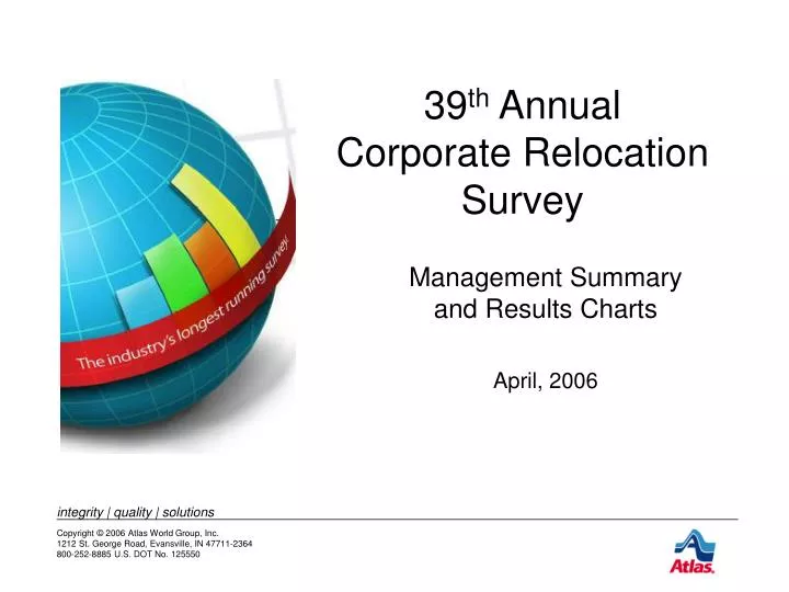 PPT - 39 th Annual Corporate Relocation Survey PowerPoint Presentation ...