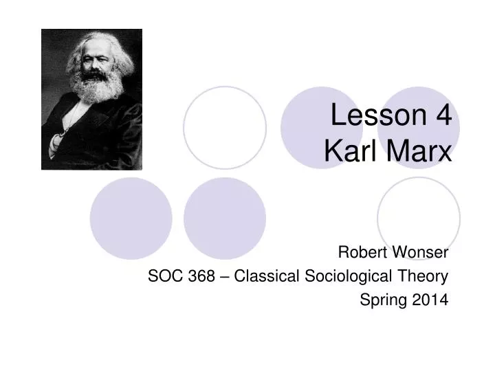 PPT - Lesson 4 Karl Marx PowerPoint Presentation, free download - ID ...
