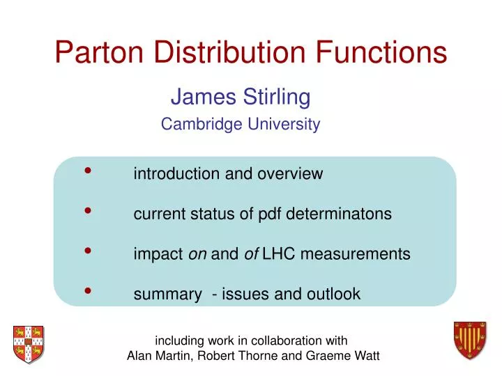PPT - Parton Distribution Functions PowerPoint Presentation, free ...