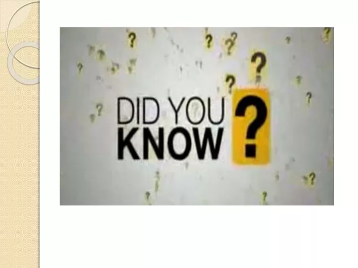 PPT - Did You Know PowerPoint Presentation, free download - ID:6352052