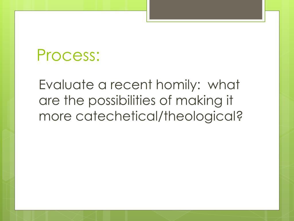 PPT - Preaching the Mystery of Faith: The Sunday Homily PowerPoint ...