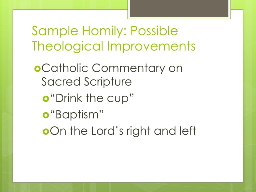 PPT - Preaching the Mystery of Faith: The Sunday Homily PowerPoint ...