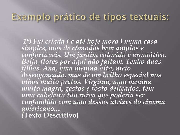 PPT - TIPOLOGIA TEXTUAL PowerPoint Presentation - ID:6352514