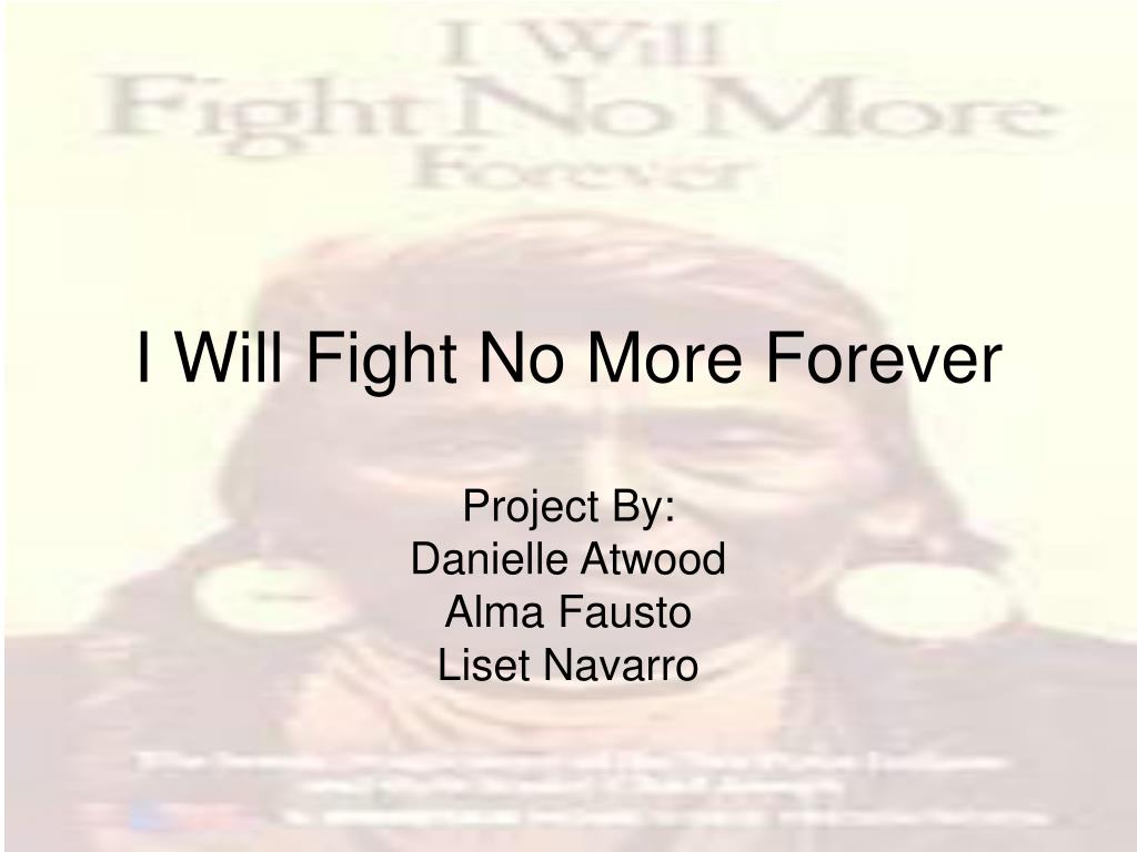 PPT - Chief Joseph's Stand: A Cry for Peace and Reconciliation ...