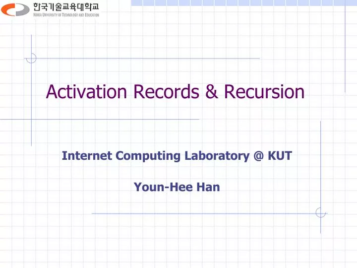 Ppt Activation Records And Recursion Powerpoint Presentation Free Download Id6353515