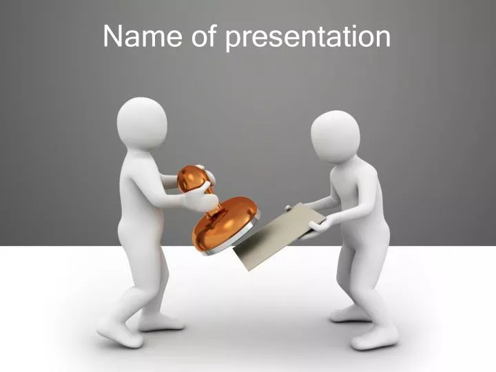 PPT - Name of presentation PowerPoint Presentation, free download - ID ...