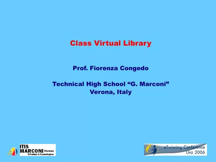 PPT - Class Virtual Library PowerPoint Presentation, free download - ID:6354975