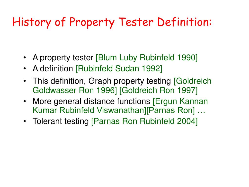 Ppt What Can We Do In Sublinear Time 03684612 Seminar On Sublinear Time Algorithms Lecture 1