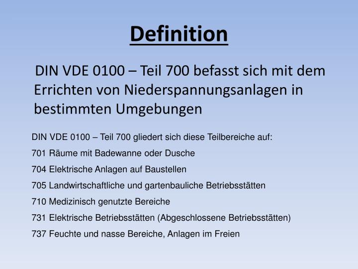 PPT - DIN VDE 0100 – Teil 700 PowerPoint Presentation - ID:6358353