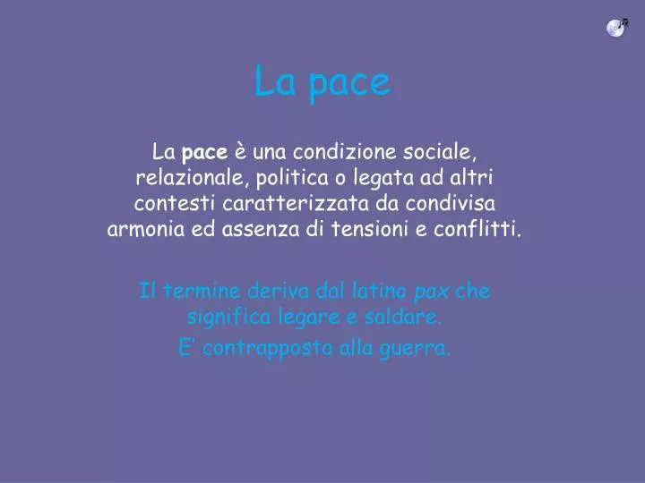 PPT - La pace PowerPoint Presentation, free download - ID:6358436