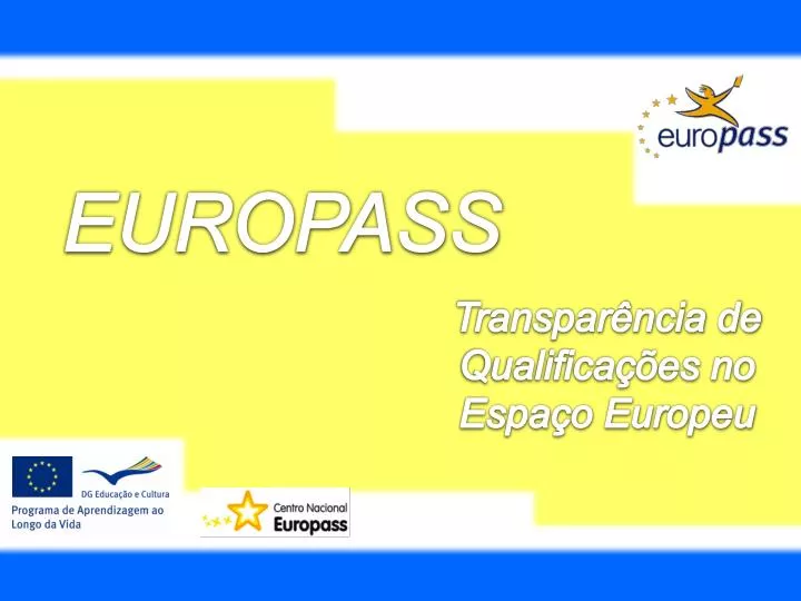 PPT - EUROPASS PowerPoint Presentation, free download - ID:6358803