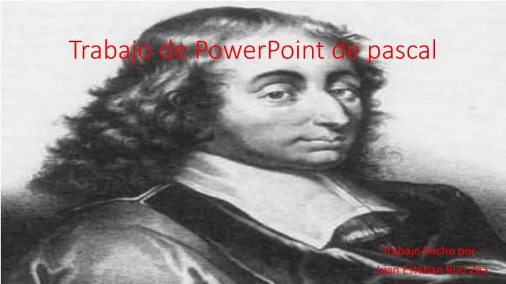 PPT - Trabajo de PowerPoint de pascal PowerPoint Presentation, free ...