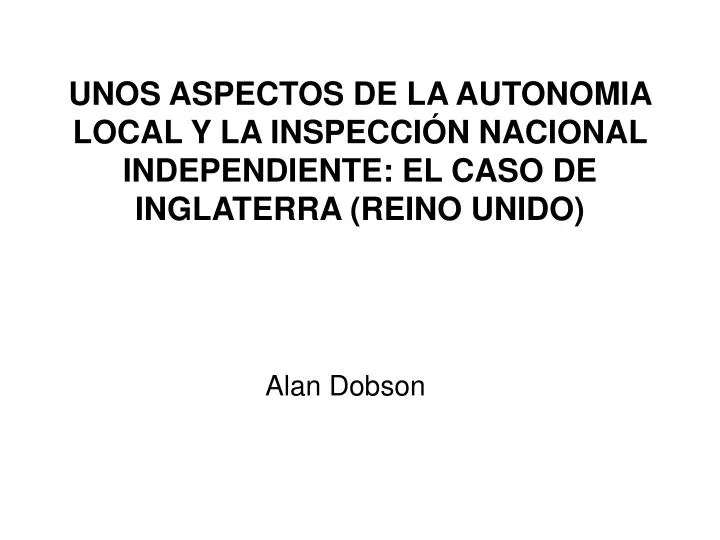 PPT - Alan Dobson PowerPoint Presentation, free download - ID:6359606