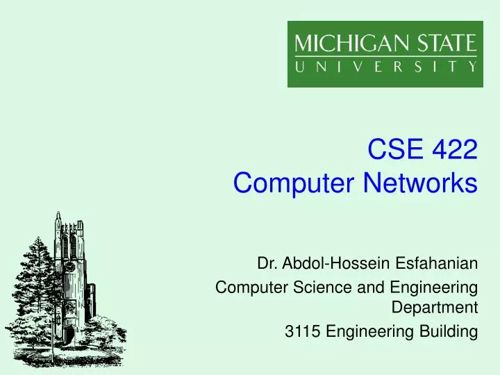 PPT - CSE 422 Computer Networks PowerPoint Presentation, free download - ID:6359713