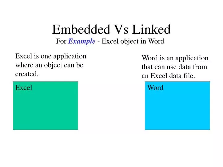 PPT Embedded Vs Linked PowerPoint Presentation Free Download ID PPT Embedded Vs Linked PowerPoint Presentation Free Download ID