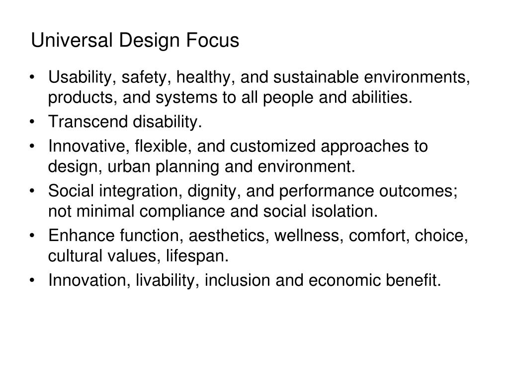 PPT - Innovative Universal Design Integration: Revolutionizing ...