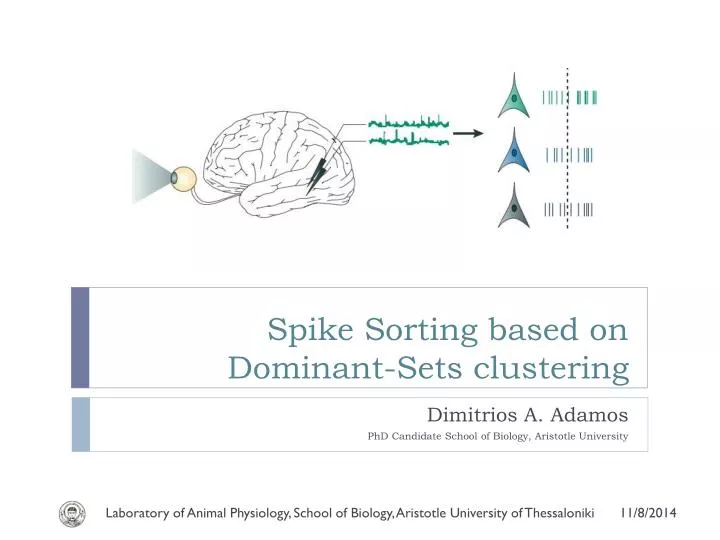 PPT - Spike Sorting based on Dominant-Sets clustering PowerPoint ...