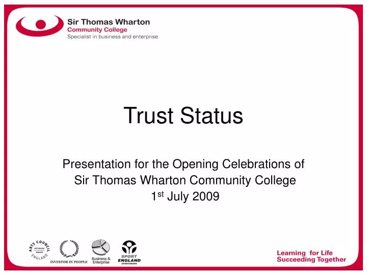 PPT - Trust Status PowerPoint Presentation, free download - ID:6362720