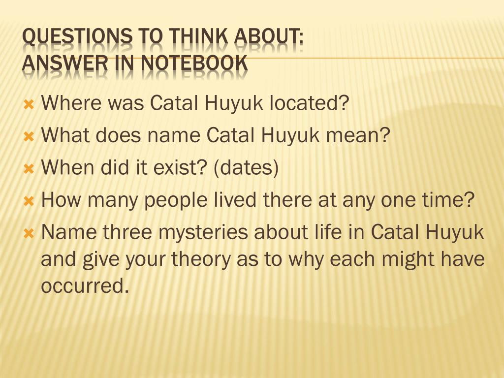 PPT - Catal Huyuk …Mysteries of the Past PowerPoint Presentation, free ...