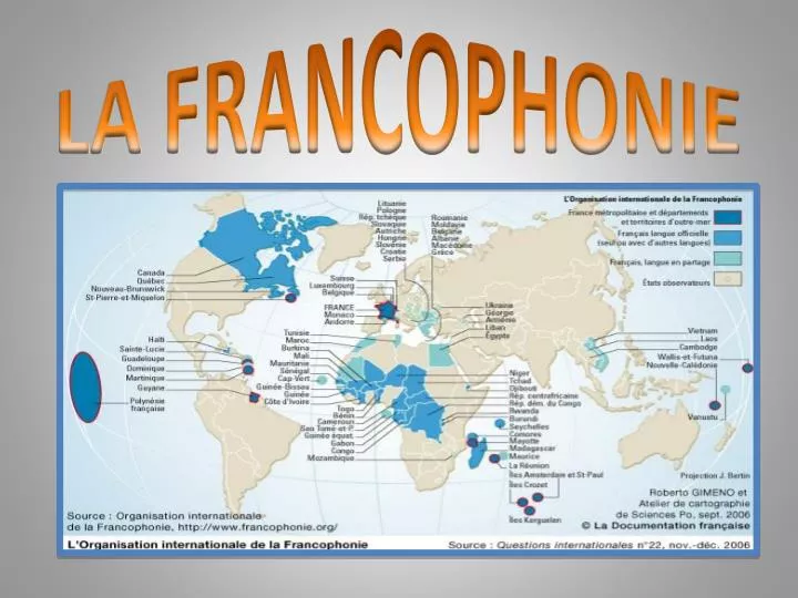 PPT - LA FRANCOPHONIE PowerPoint Presentation, free download - ID:6363148